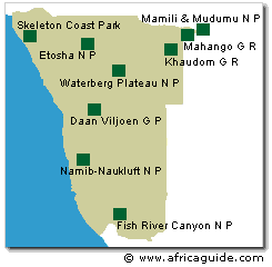Namibia National Parks and Game Reserves. Daan Viljoen, Etosha NP, Fish ...