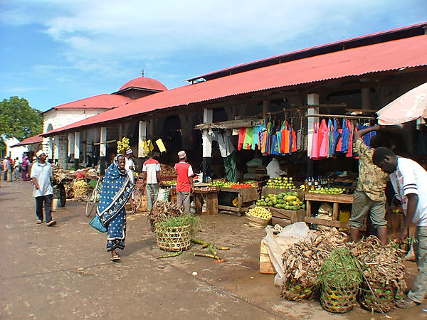 Stone Town Market photo, Stone Town Zanzibar Tanzania Africa