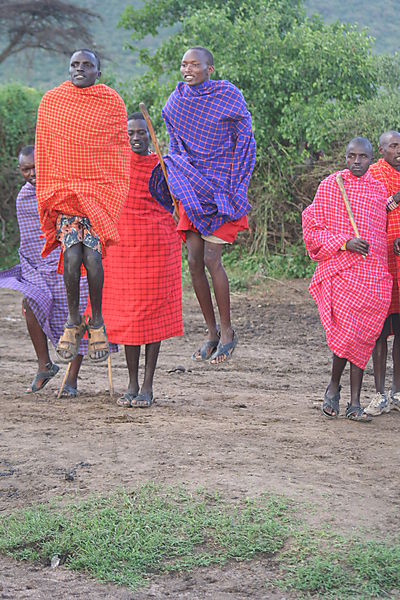 masai men photo, Masai Mara Kenya Africa