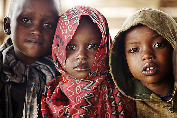 Masai Children photo, Tanzania Africa