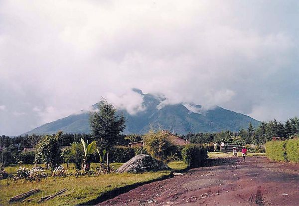 Virunga mountains photo, Rwanda Africa