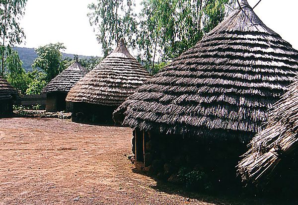 Traditional Village Houses photo, Senegal Africa